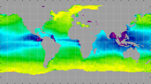 NASA Salinity: Sea Surface Density Maps