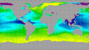 NASA Salinity: Sea Surface Density Maps