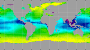 NASA Salinity: Sea Surface Density Maps