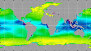 NASA Salinity: Sea Surface Density Maps