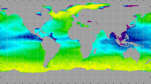 NASA Salinity: Sea Surface Density Maps