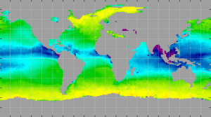 NASA Salinity: Sea Surface Density Maps