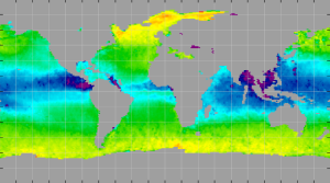 NASA Salinity: Sea Surface Density Maps